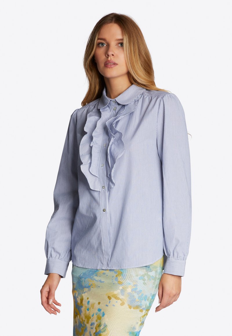 Rich & Royal Button-down blouse - true navy/blue - Zalando.ie