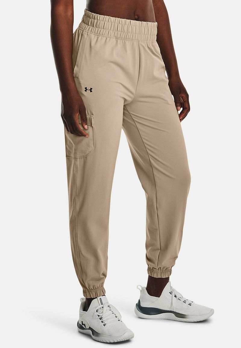Under Armour Meridian Cargo Btg Tracksuit Bottoms Saharamottled Beige Zalandoie