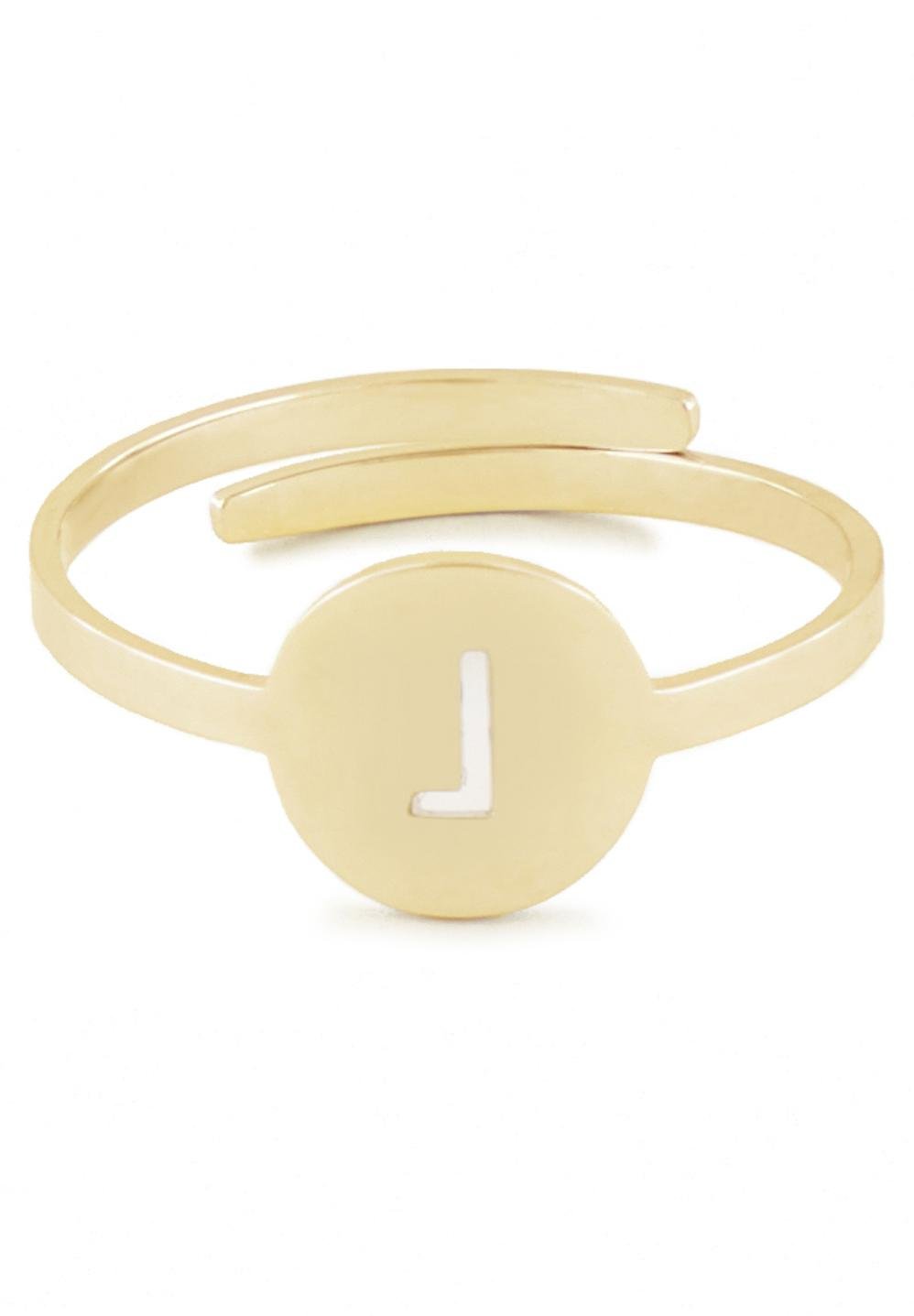 My Jewellery OPEN INITIAL RING L Ring goudkleurig goldfarben Zalando
