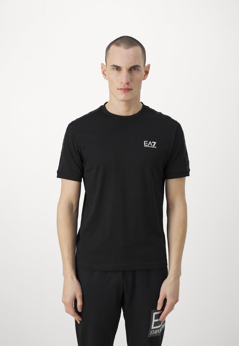 EA7 Emporio Armani - T-shirt z nadrukiem/czarny - Zalando.pl