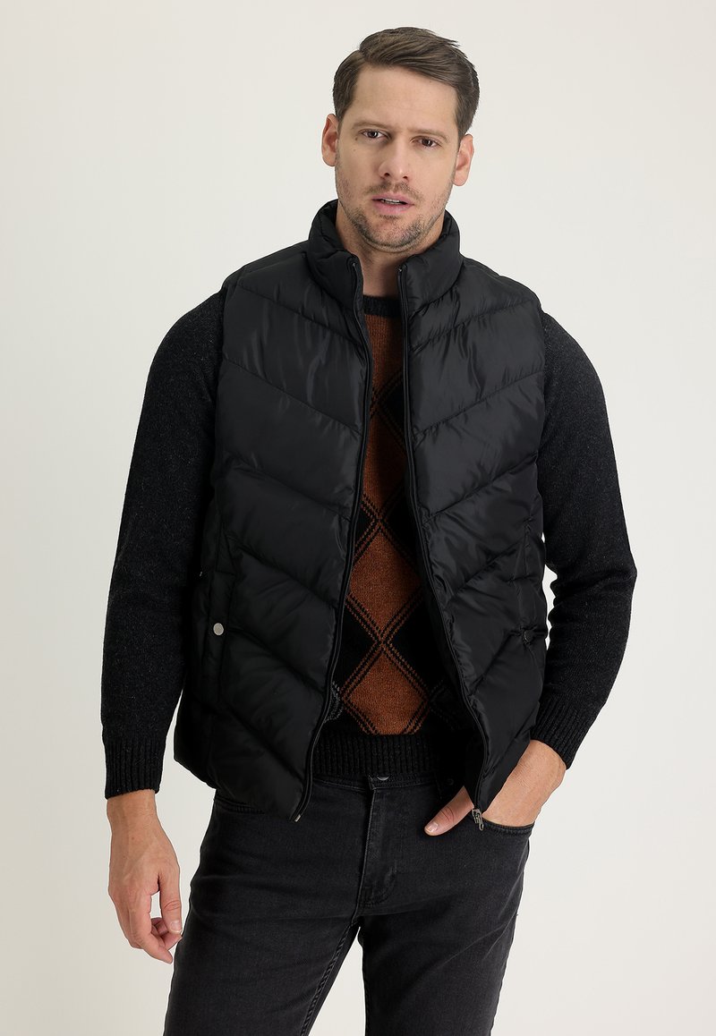 Kigili PUFFER REGULAR FIT - Weste - Black/schwarz - Zalando
