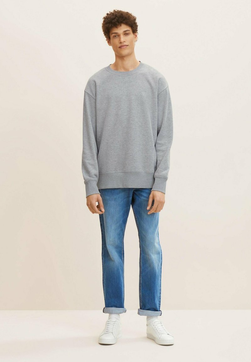 TOM TAILOR JOSH - Jeans Straight Leg - used mid stone blue denim ...