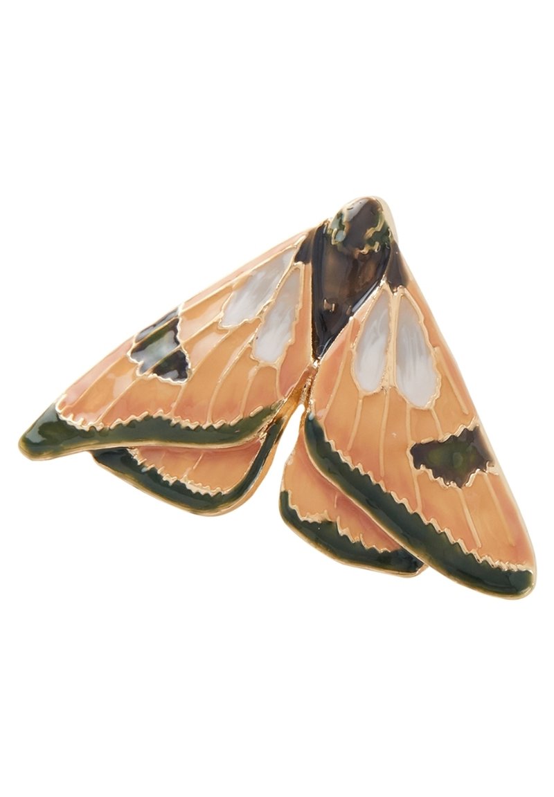 FABLE ENGLAND MOTH - Spilla - light brown/marrone chiaro - Zalando.it