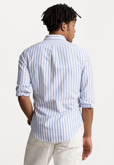 Polo Ralph Lauren SLIM FIT STRIPED OXFORD SHIRT - Skjorte - blue/white/lyseblå - Zalando.no