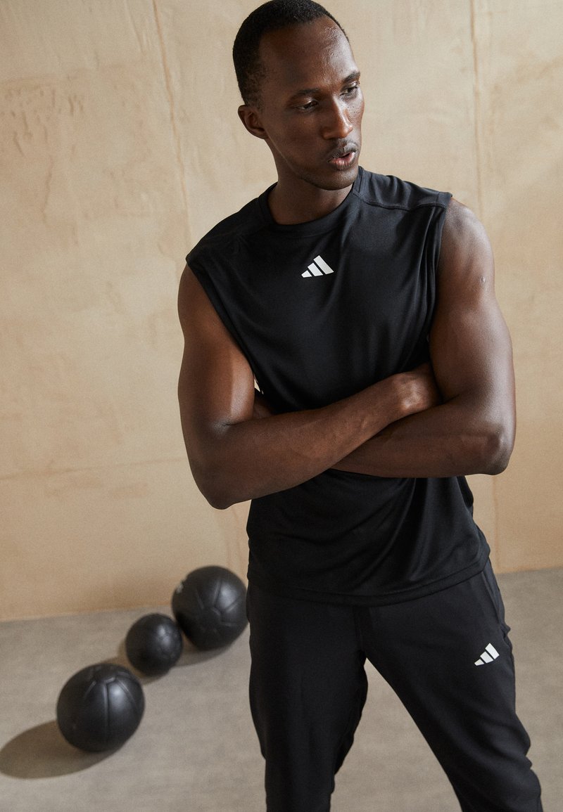 adidas Performance GYMHEAT - Top - black/schwarz - Zalando.at