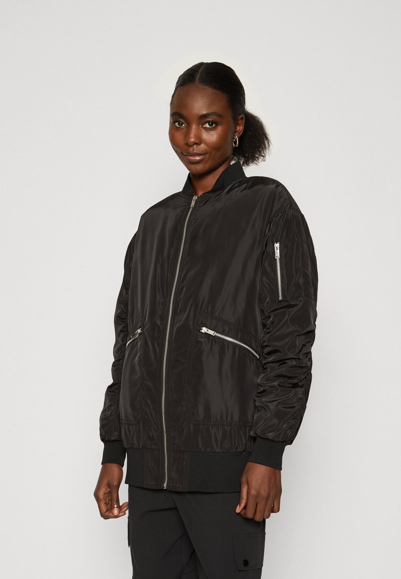 ONLY Tall ONLNOELLE OVERSIZED - Bomber Jacket - black - Zalando.ie