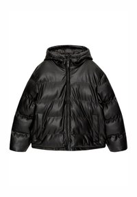 PULL&BEAR PUFFER - Winterjacke - black/schwarz - Zalando.at