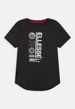 Ellesse ADRIAN TEE UNISEX - Sportovní tričko - black/černá - Zalando.cz