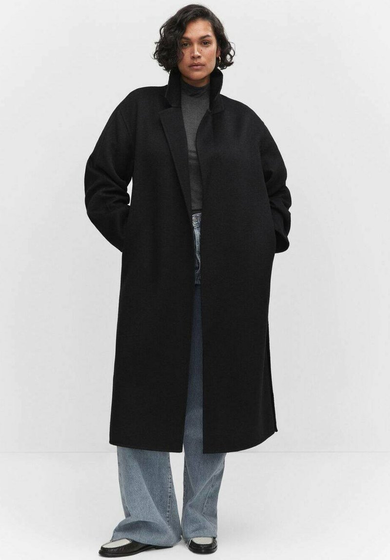 Mango Abrigo clásico - black/negro - Zalando.es
