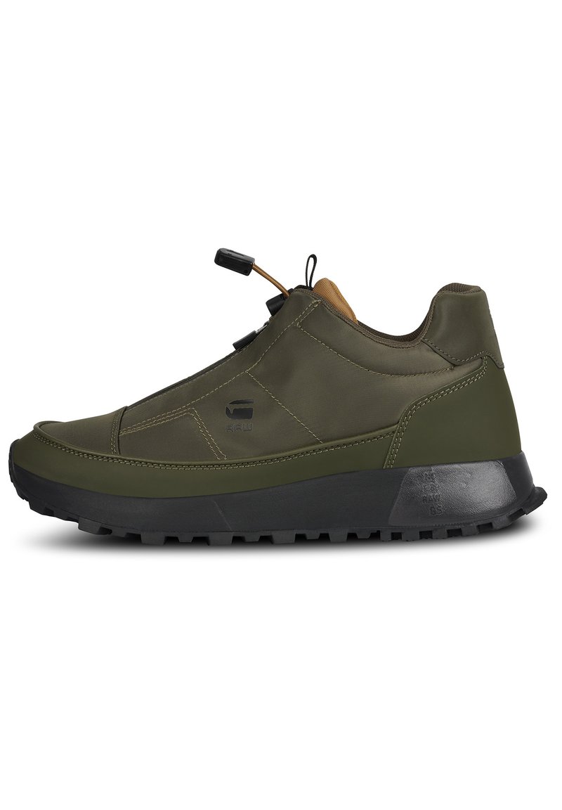 G-STAR THEQ RUN BO NYL ZIP M - Sneakers laag - olive/olijfgroen ...
