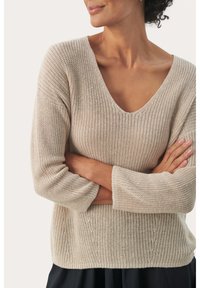 Part Two ETRONA - Pullover - natural linen/beige - ZALANDO.FR