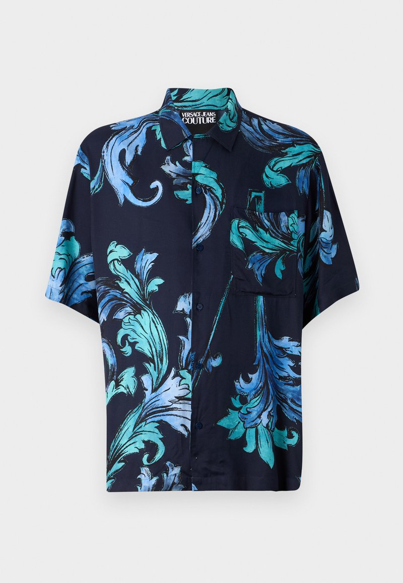 Versace Jeans Couture BAROC OUTLINE MACRO - Overhemd - blu/blauw ...