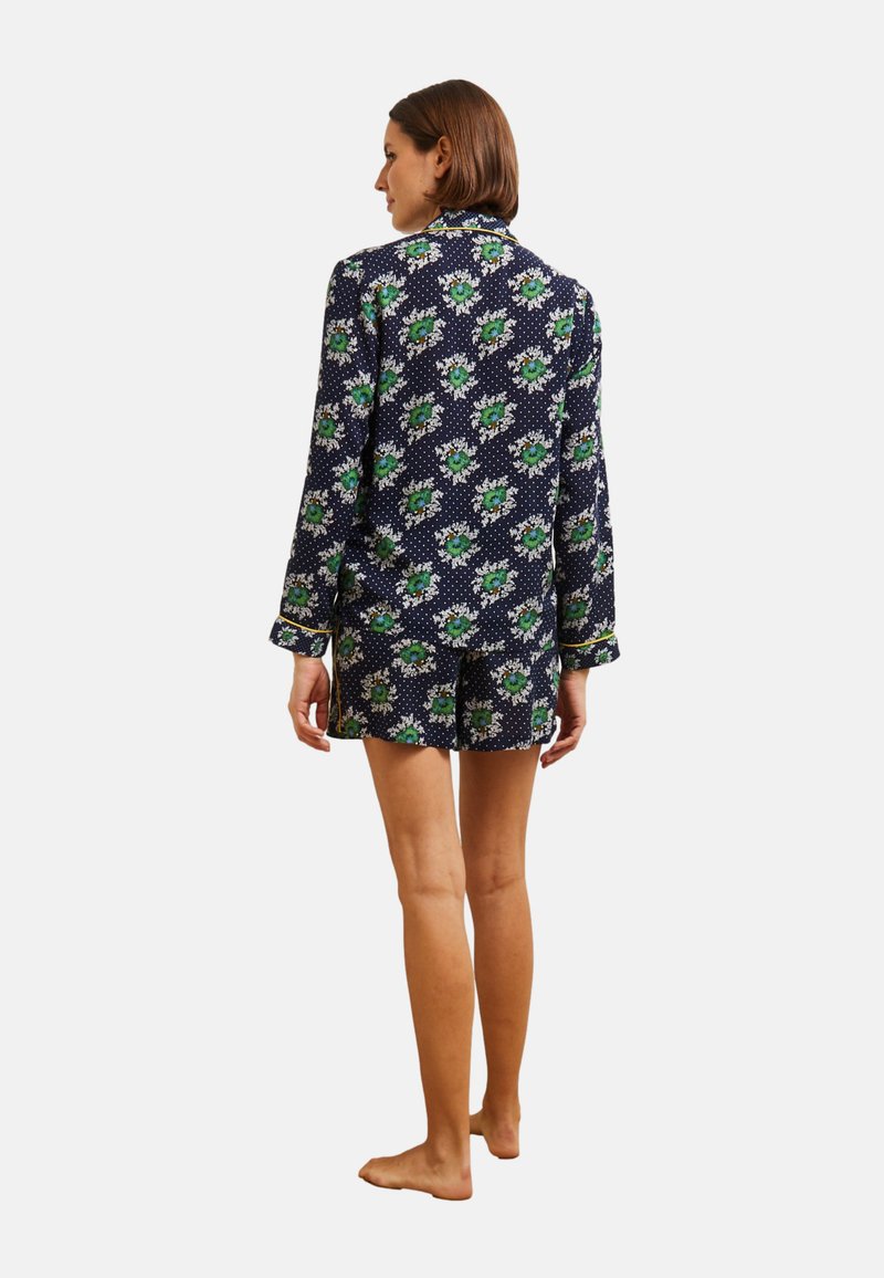 Monoprix À IMPRIMÉS CONTRASTÉS - Pyjama - marine/bleu marine - ZALANDO.FR