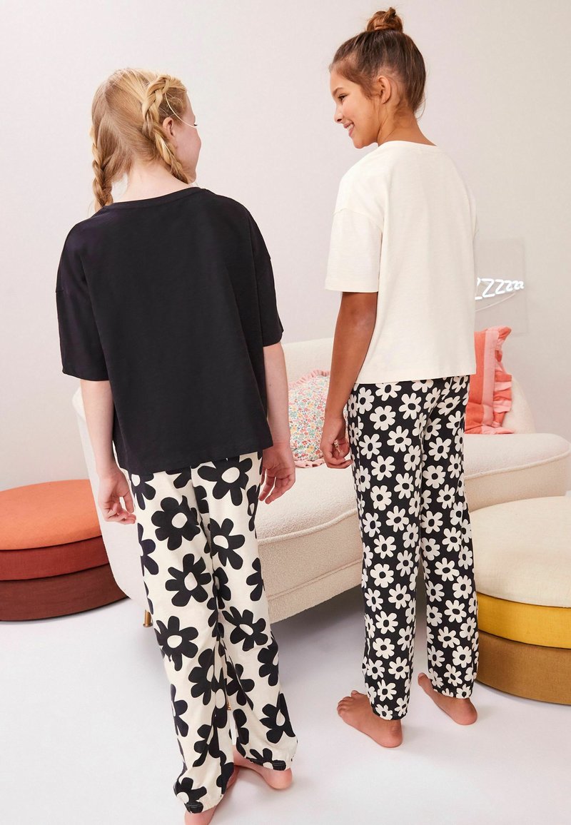 Next 2 PACK - Pijama - black white/negro - Zalando.es