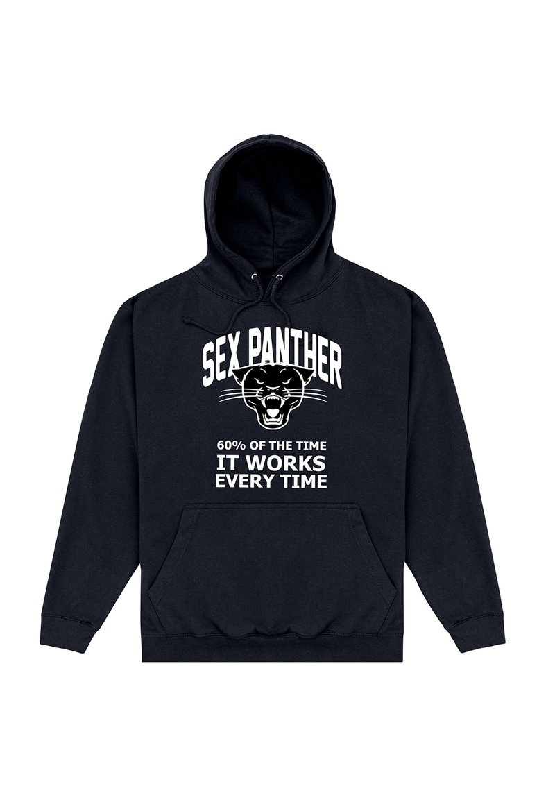 Henry Tiger ANCHORMAN PANTHER - Sweat à capuche - black/noir - ZALANDO.FR