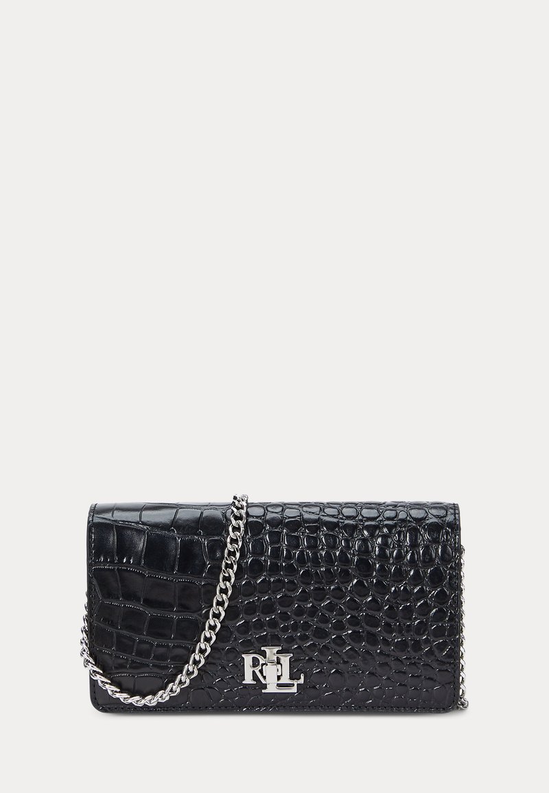 Lauren Ralph Lauren EMBOSSED CROSSBODY TURN-LOCK TECH CASE - Skulderveske - black/svart - Zalando.no