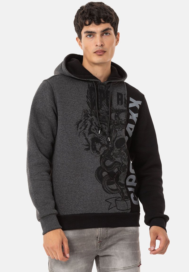 Cipo & Baxx Sweat à capuche - anthracite - ZALANDO.FR
