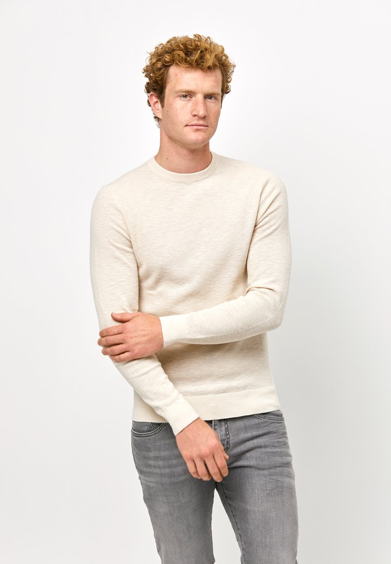 PROFUOMO CREW NECK - Pullover - off white/écru - ZALANDO.FR