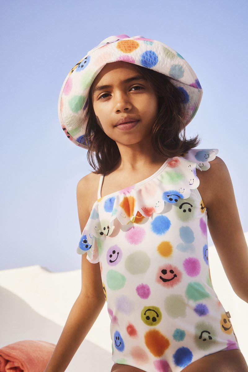 Molo NET SWIMSUIT - Badpak - off-white/multi-coloured/crème - Zalando.nl