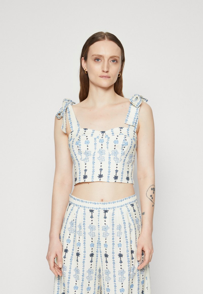 Malina EVELYN TIE STRAP BUSTIER - Blouse - multi-coloured - Zalando