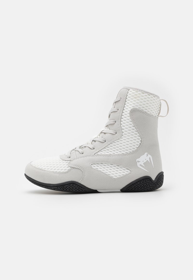 Venum CONTENDER BOXING SHOES UNISEX - Training shoe - white/grey/white ...