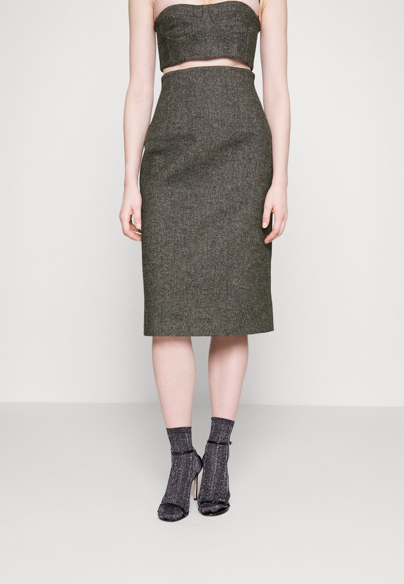 MAX&Co. EMI - Pencil skirt - grey/grå - Zalando.dk