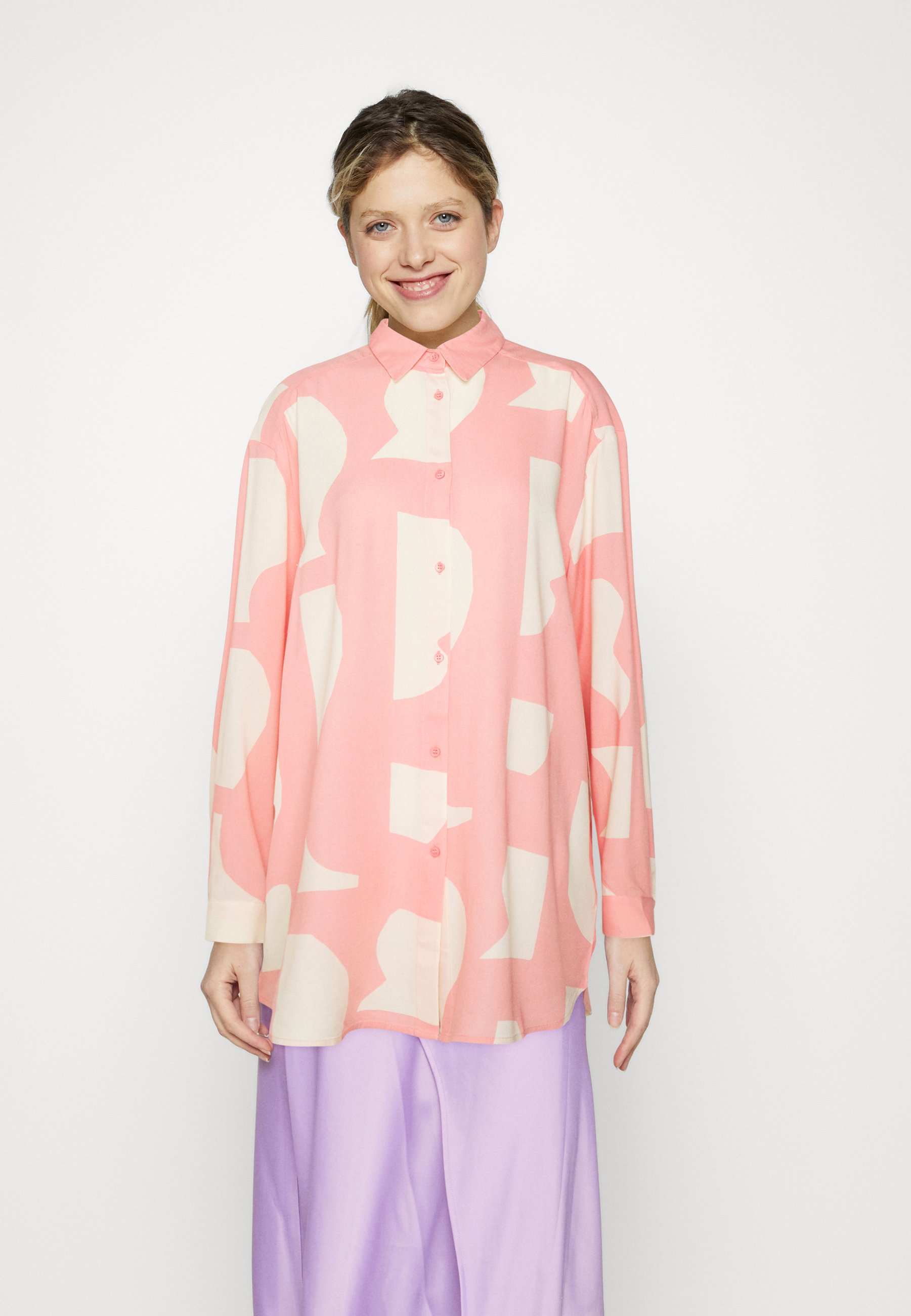 Monki Hemdbluse - pink/rosa - Zalando.ch