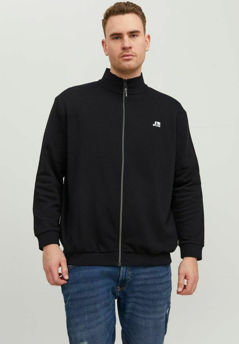 Jack And Jones High Neck Sweat Zippé Black Noir Zalando Fr