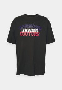 Versace Jeans Couture COLLEGE - Print T-shirt - black - Zalando.ie