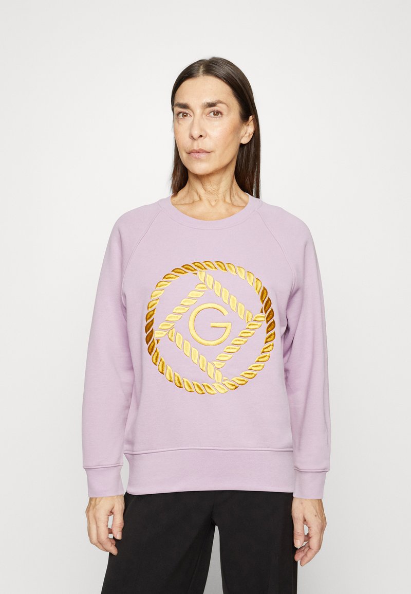 GANT ROPE ICON NECK - Mikina - soothing lilac/lila - Zalando.cz