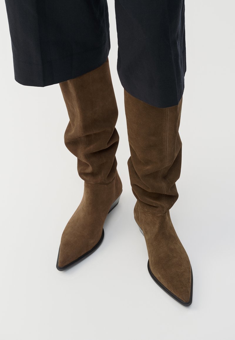Vagabond CASSIE - Cowboy- / Bikerstövletter - mocca brown/brun - Zalando.se