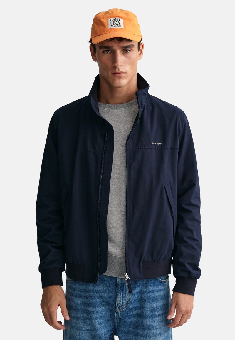 GANT HAMPSHIRE - Bomber Jacket - evening blue/dark blue - Zalando.de