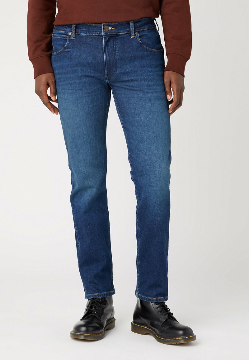 Wrangler BORO - Slim fit jeans - blue fuzz/blauw denim/bluedenim ...