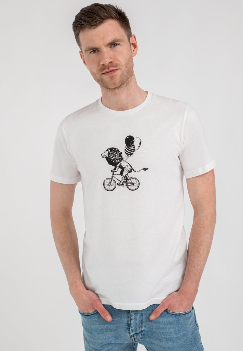 Brandless LIONKING - T-Shirt print - weiß - Zalando.de