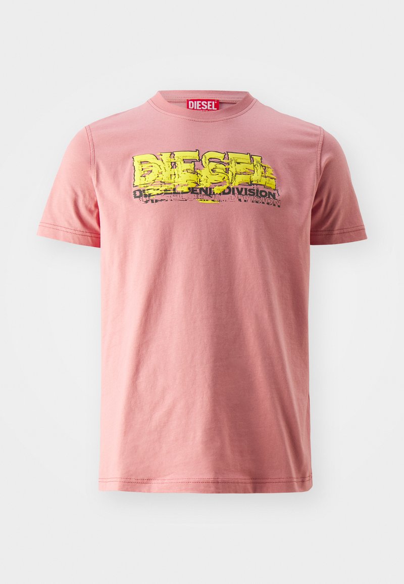 Diesel T-DIEGOR-K70 - T-shirt print - pink/donkerroze - Zalando.nl