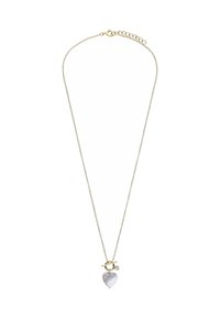 Lucardi MODERN BASIC - Necklace - gold coloured white/gold-coloured ...