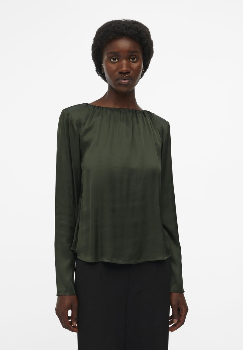 Object Blouse - duffel bag/kaki - Zalando.be