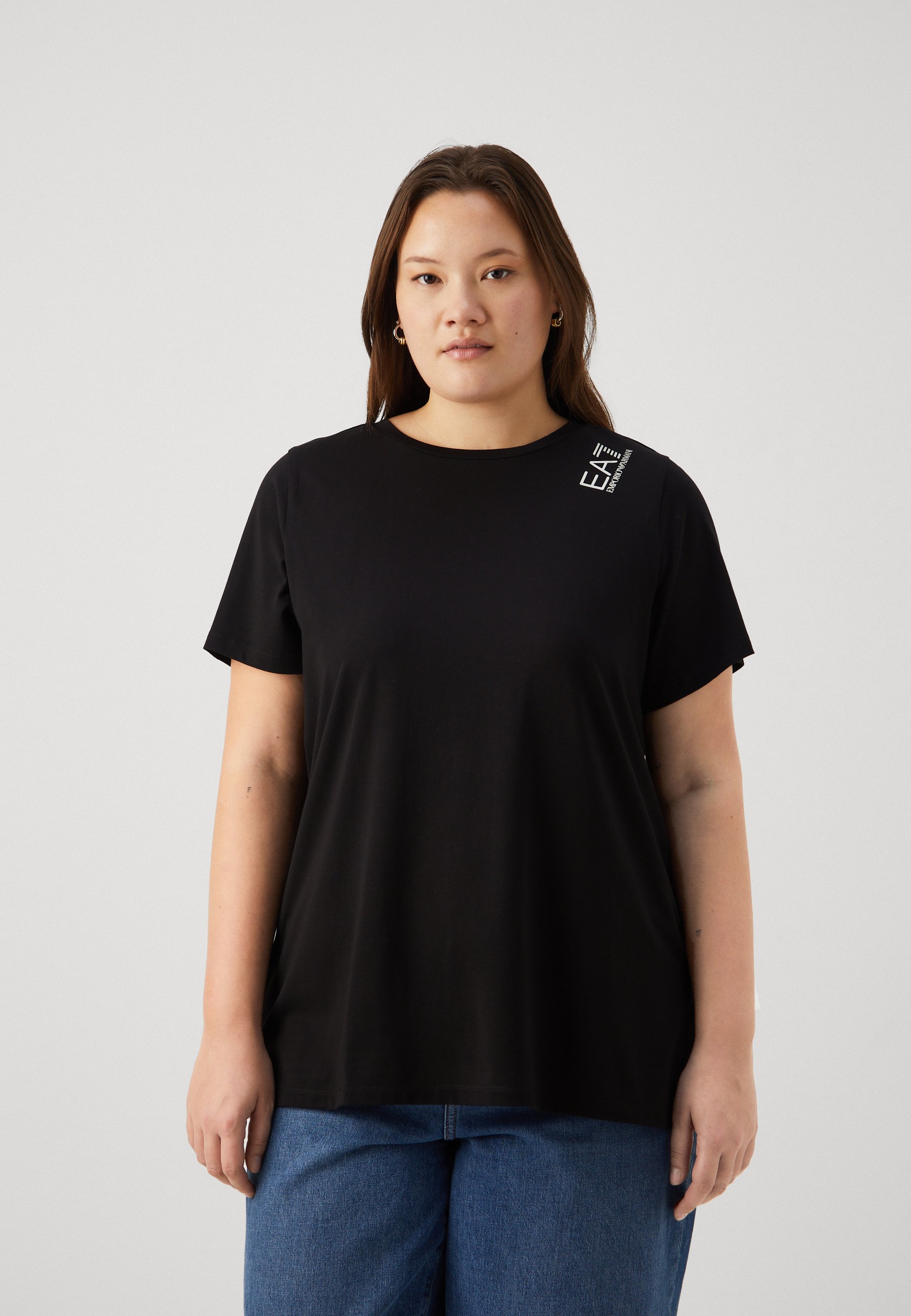 EA7 Emporio Armani T shirt imprime nero noir ZALANDO.FR