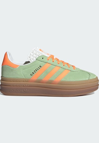 adidas Originals GAZELLE BOLD - Trainers - semi green spark screaming ...