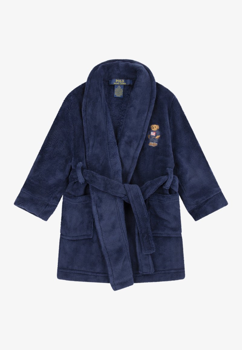 Polo Ralph Lauren BEAR PATCH ROBE - Dressing gown - newport navy/dark ...