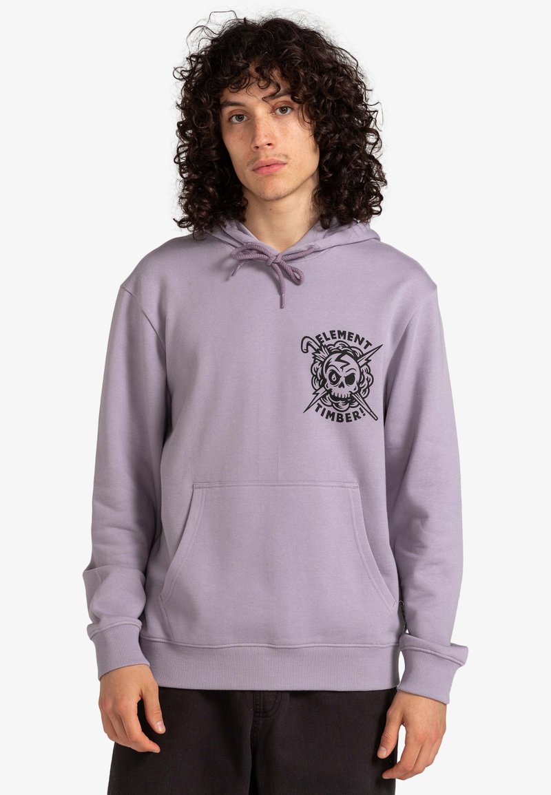 Element X TIMBER PASSENGER - Jersey con capucha - lavender gray/morado ...