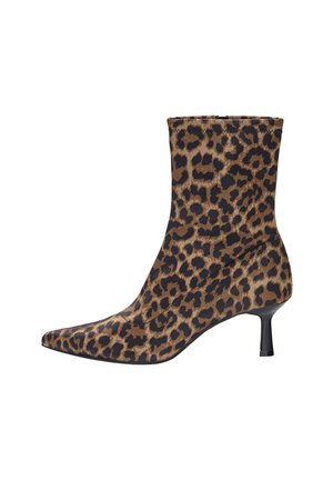 Posh by Poelman KIRA - Korte laarzen - black microfibre/gemêleerd zwart ...