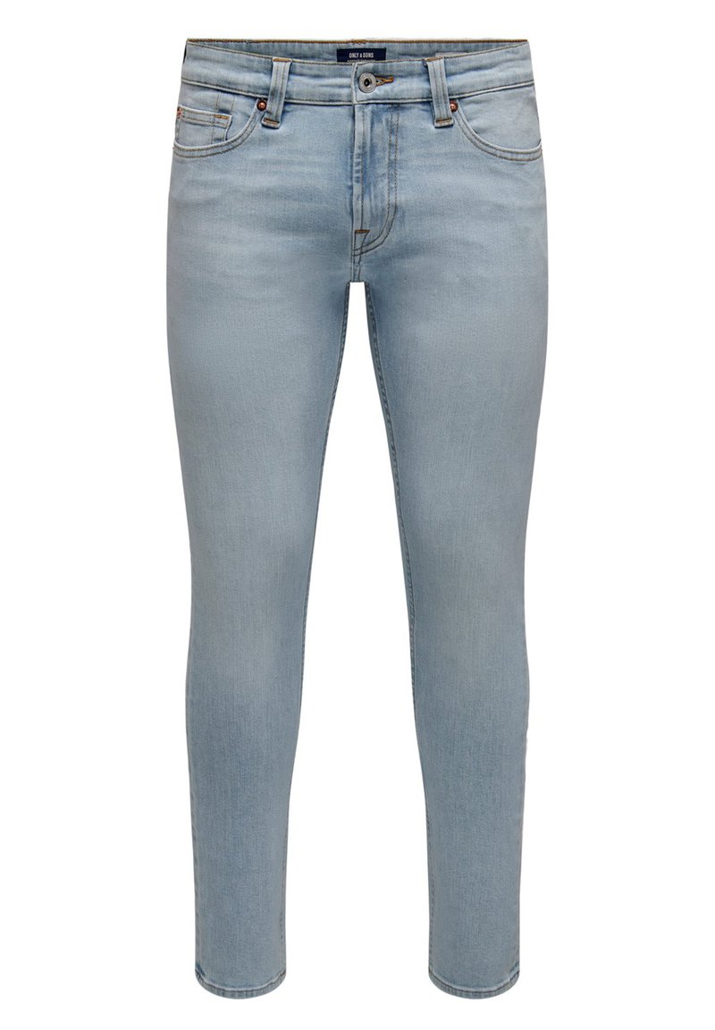 Only & Sons ONSLOOM - Slim fit jeans - light blue denim/light-blue ...