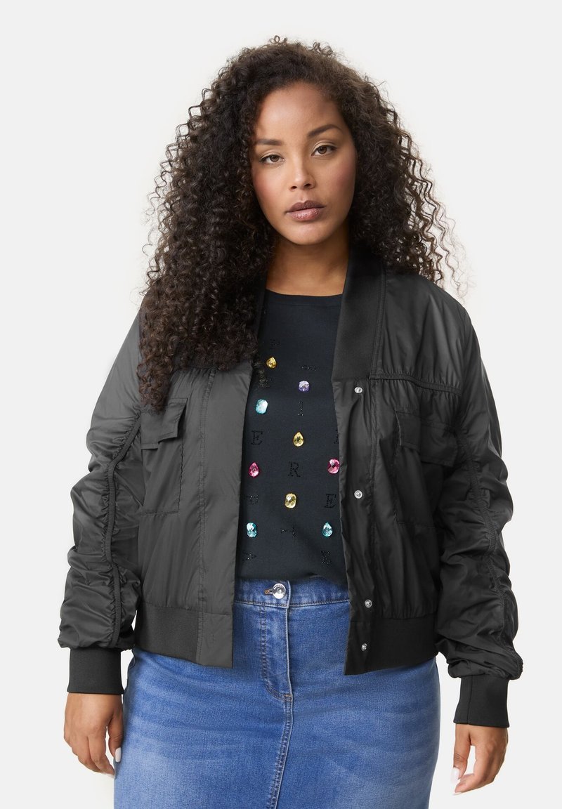 Samoon - Kurtka przejściowa/czarny - Zalando.pl