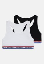 Converse RACERBACK BRAS 2 PACK - Top - black/negro - Zalando.es