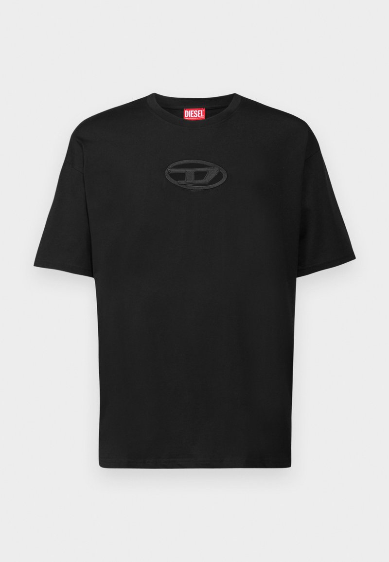 Diesel BOX UNISEX - Trükipildiga T-särk - black/must - Zalando.ee