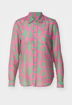 GANT MONOGRAM PRINT - Button-down blouse - perky pink/light pink ...