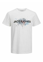 Jack & Jones Junior GRAFIKLOGO - T-Shirt print - white/weiß - Zalando.de
