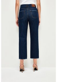 adL WIDE LEG - Jeans Straight Leg - navy blue/dunkelblau - Zalando.de