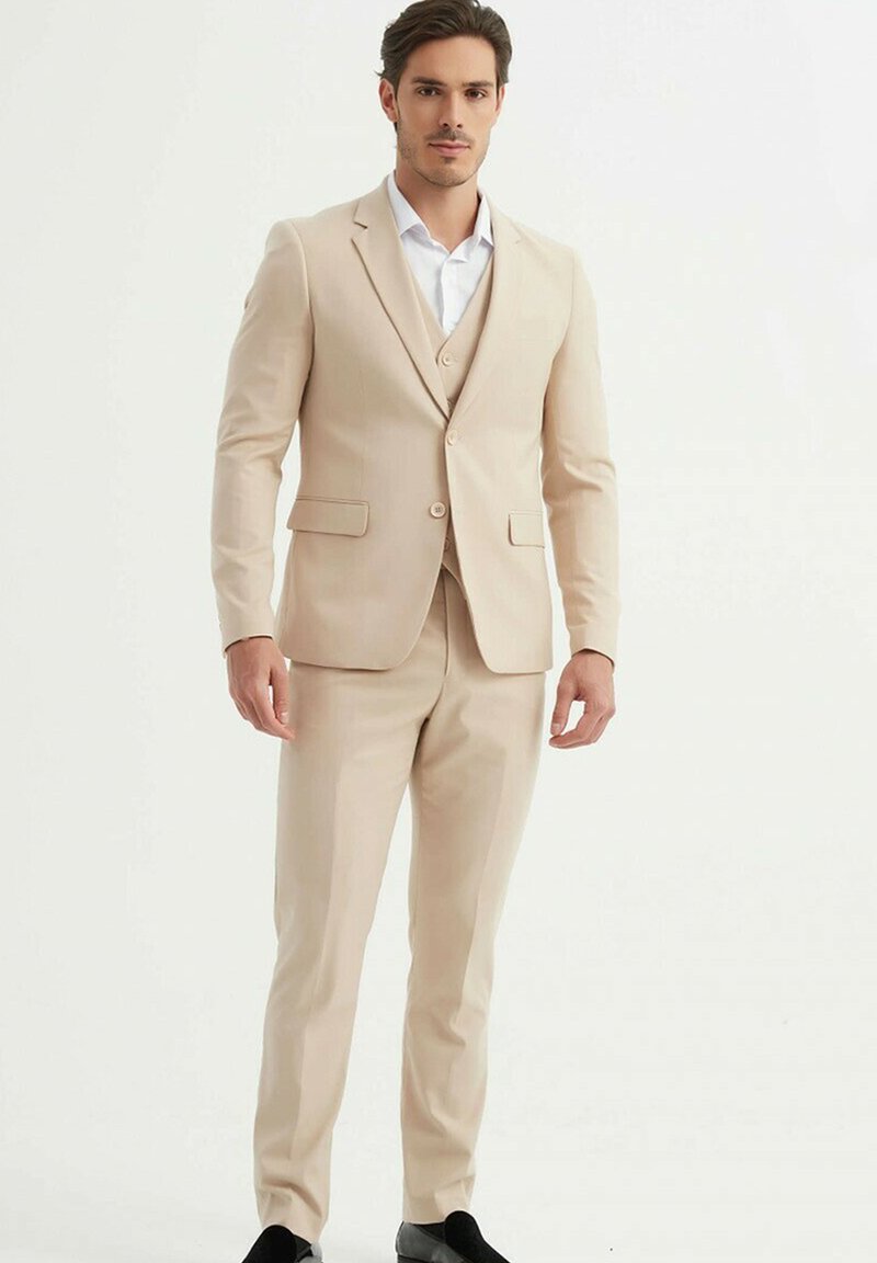 Yves Enzo YVES ENZO SET - Costume - beige - ZALANDO.FR